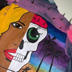 Jackets & Coats | Custom Hand Crafted Pop Art Denim Jean Jacket | Poshmark
